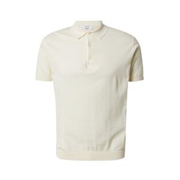 DAN FOX APPAREL Poloshirt 'Jay' Herren Größe M naturweiß
