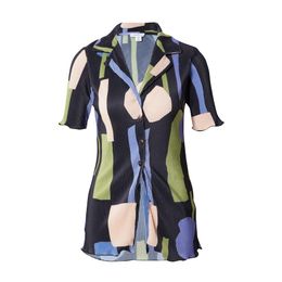 Warehouse Bluse Damen Größe S beige / taubenblau / khaki / schwarz