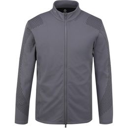 Under Armour Halo Engineered Laufjacke Herren - grau - Gr. M - Polyester/Elastan