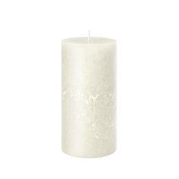 Wenzel Stumpenkerze 'Rustic Safe' wollweiß Ø 6 x 13 cm