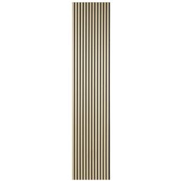 Akustikpaneel 'Quanti' Esche 2440 x 520 x 18 mm