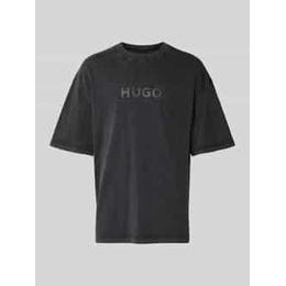 T-Shirt mit Label-Print Modell 'Nebute'