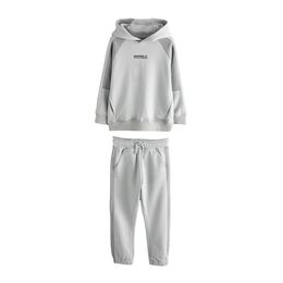 next Jogginganzug Jungen Gr&ouml;&szlig;e 170 grau / hellgrau
