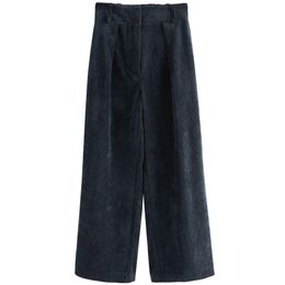 next Hose 'Corduroy' Damen Gr&ouml;&szlig;e 50 petrol