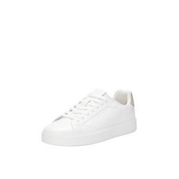 Pull&Bear Pull&bear Sneaker Herren Gr&ouml;&szlig;e 44 beige / wei&szlig;