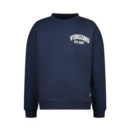 Vingino Sweatshirt Jungen Gr&ouml;&szlig;e 152 dunkelblau / wei&szlig;