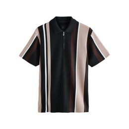 next Poloshirt Herren Gr&ouml;&szlig;e 5XL cappuccino / schwarz