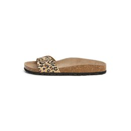 SABOKETS Pantoletten in Beige/ Schwarz - 43% | Gr&ouml;&szlig;e 38 | Damen-pantoletten