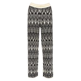 EDITION Hose in Schwarz/ Beige - 69% | Gr&ouml;&szlig;e 42 | Damenhosen