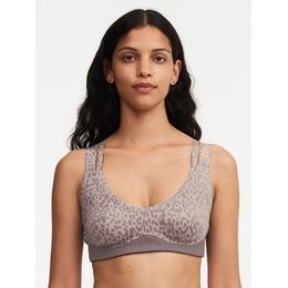 Chantelle Sport-BH in Taupe/ Beige - 63% | Gr&ouml;&szlig;e L | Damen-sportunterwaesche