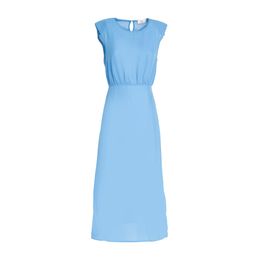 Influencer Kleid Damen Gr&ouml;&szlig;e 40 hellblau Winterkleid