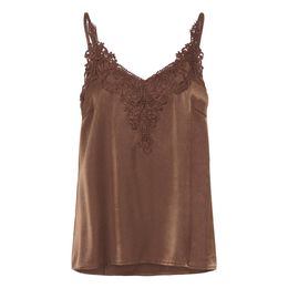 Cream Top 'Anna' Damen Gr&ouml;&szlig;e L braun