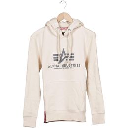 Alpha Industries Kapuzenpullover Herren Größe S Second Hand beige