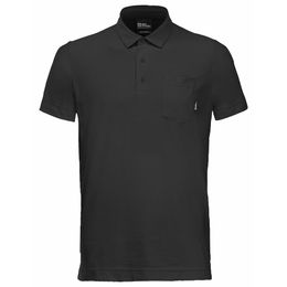 Jack Wolfskin Poloshirt Herren Größe M schwarz