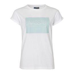 NASSAU Beach Club Shirt ' NB231057 ' Damen Gr&ouml;&szlig;e XXL hellblau / wei&szlig;