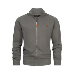 INDICODE JEANS Strickjacke 'Guadalupe' Herren Gr&ouml;&szlig;e S grau