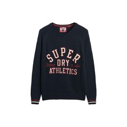 Superdry Pullover Damen Größe S creme / marine / rubinrot