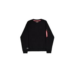 Alpha Industries Sweatshirt 'Label' male Black size XL