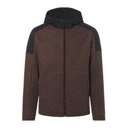 Vaude Zip-Up Hoodie 'Tinshan II' male Brown size XXL