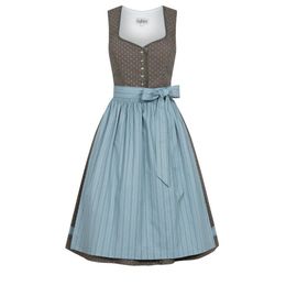 Trachtenhof N&uuml;bler Dirndl 'Midi Dirndl Felicitas' Damen Gr&ouml;&szlig;e 40 braun