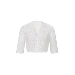 Trachtenhof Nübler Traditional Blouse 'Dirndlbluse kurzarm Gea' female White size XXL