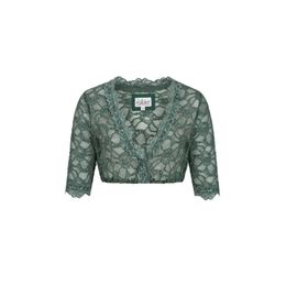 Trachtenhof N&uuml;bler Traditional Blouse 'Dirndlbluse 3/4 Arm Laura' female Green size 4XL