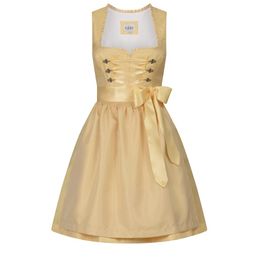 Trachtenhof N&uuml;bler Dirndl 'Midi Dirndl Gundula' female Yellow size M