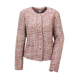Madeleine Mode MADELEINE Blazer Damen Gr&ouml;&szlig;e 38 oliv / pink / perlwei&szlig;