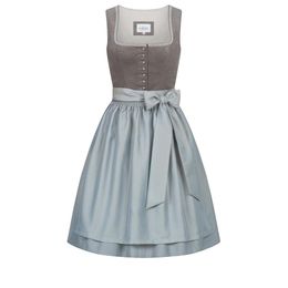 Trachtenhof N&uuml;bler Dirndl 'Dirndl mini Fabienne' Damen Gr&ouml;&szlig;e 36/38 grau