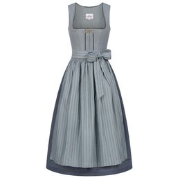 Trachtenhof N&uuml;bler Dirndl 'Dirndl lang Gill' Damen Gr&ouml;&szlig;e 36/38 silber