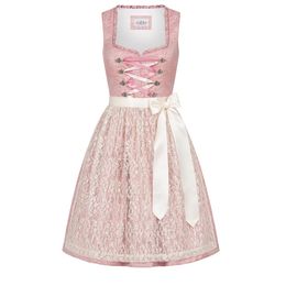 Trachtenhof N&uuml;bler Dirndl 'Dirndl midi Greta' Damen Gr&ouml;&szlig;e 44 pink
