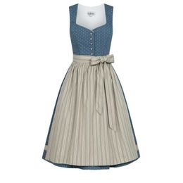 Trachtenhof N&uuml;bler Dirndl 'Midi Dirndl Felicitas' female Blue size L