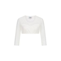 Trachtenhof N&uuml;bler Traditional Blouse 'Dirndlbluse langarm Lisa' female Beige size 5XL