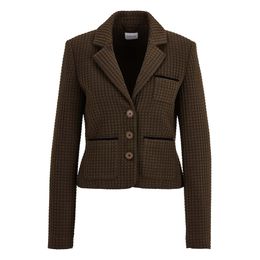 Madeleine Mode MADELEINE Blazer Damen Gr&ouml;&szlig;e 36 schoko / schwarz