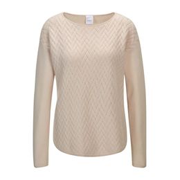 Madeleine Mode MADELEINE Pullover Damen Gr&ouml;&szlig;e XL puder