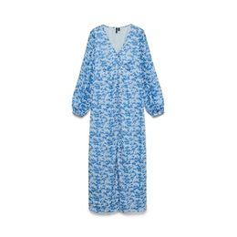 Véro Moda VERO MODA Kleid 'VMSmilla' Damen Größe 42 azur / hellblau Winterkleid