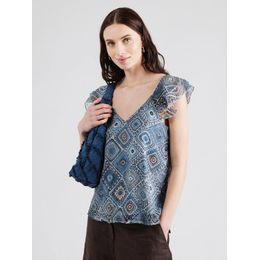 Only Bluse 'ONLASTA' Damen Größe XL marine / blue denim / hellgrau / schwarz