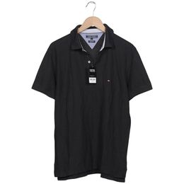 Tommy Hilfiger Poloshirt Herren Größe L Second Hand schwarz