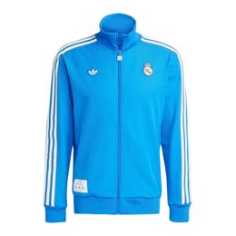 adidas originals Sportsweatjacke 'Real Madrid Terrace Icons' Herren Gr&ouml;&szlig;e XS azur / wei&szlig;