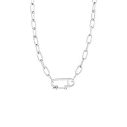 Elli Halskette Basic Kette Damen Größe 40 silber
