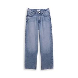Tom Tailor M&auml;dchen Relaxed Fit Jeans, blau, Uni, Gr. 134