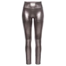 Lascana Leggings Damen Größe XXS/XS silber