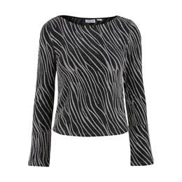 Noisy may Shirt 'NMGilly' Damen Größe S schwarz / silber