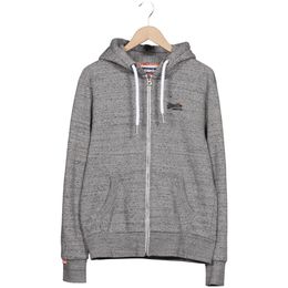 Superdry Kapuzenpullover Herren Größe L Second Hand grau