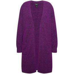 Ulla Popken Knit Cardigan female Purple size 62-64