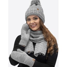 Vivisence Fingerhandschuhe '7015R' Damen Gr&ouml;&szlig;e XS/XL hellgrau