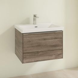 Villeroy & Boch Villeroy & Boch Subway 3.0 Schrank mit Waschtisch, 1 Auszug, 4A706501+C57500RK,