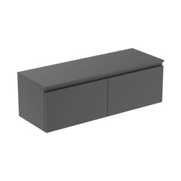 Ideal Standard Finesse Schrank mit Konsolenplatte B: 120,2 H: 38,8 T: 44 cm, 2 Ausz&uuml;ge, E3425Y2,