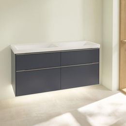Villeroy & Boch Villeroy & Boch Subway 3.0 Schrank mit Doppelwaschtisch, 4 Ausz&uuml;ge, 4A71D3R1+C568L0VQ,