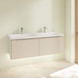 Villeroy & Boch Villeroy & Boch Subway 3.0 Schrank mit Doppelwaschtisch, 2 Ausz&uuml;ge, 4A71D101+C567L2VN,